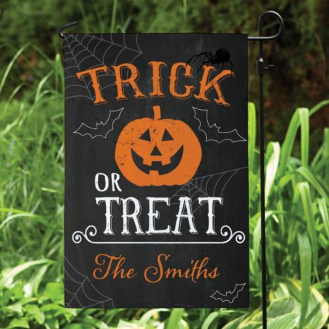 Happy Halloween Garden Flag, Trick or Treat Yard Flag, Halloween Decor ...