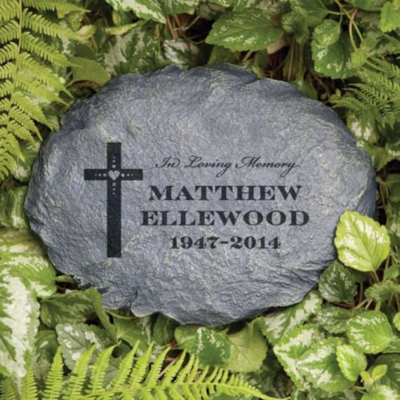 In Loving Memory Personalized Garden Stone Family Garden - Etsy