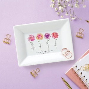 Friendship Trinket Tray Gift for Her, Trinket Dish Gifts for Mom ...