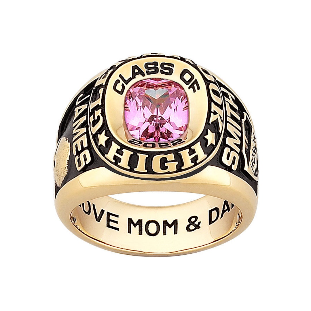 Men's Gold CELEBRIUM™ Traditional Class Ring, Customized Men's ...