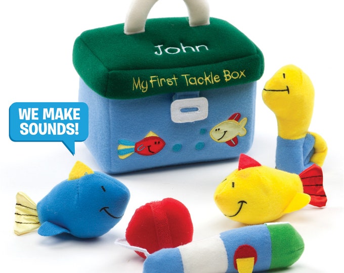 My First Tackle Box Toddler Toy Fishing Rattles for Baby Gift - Etsy