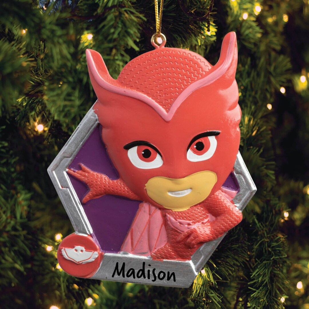 PJ Masks Red Owlette Personalized Ornament - Etsy