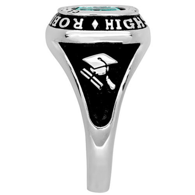 Custom Birthstone Class Ring, High School Graduation Gift - Etsy