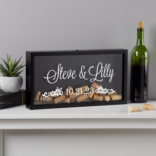 Wine Cork Shadow Box - Etsy