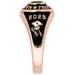 Rose Gold Women's Class Ring, Personalized Graduation Ring - Etsy