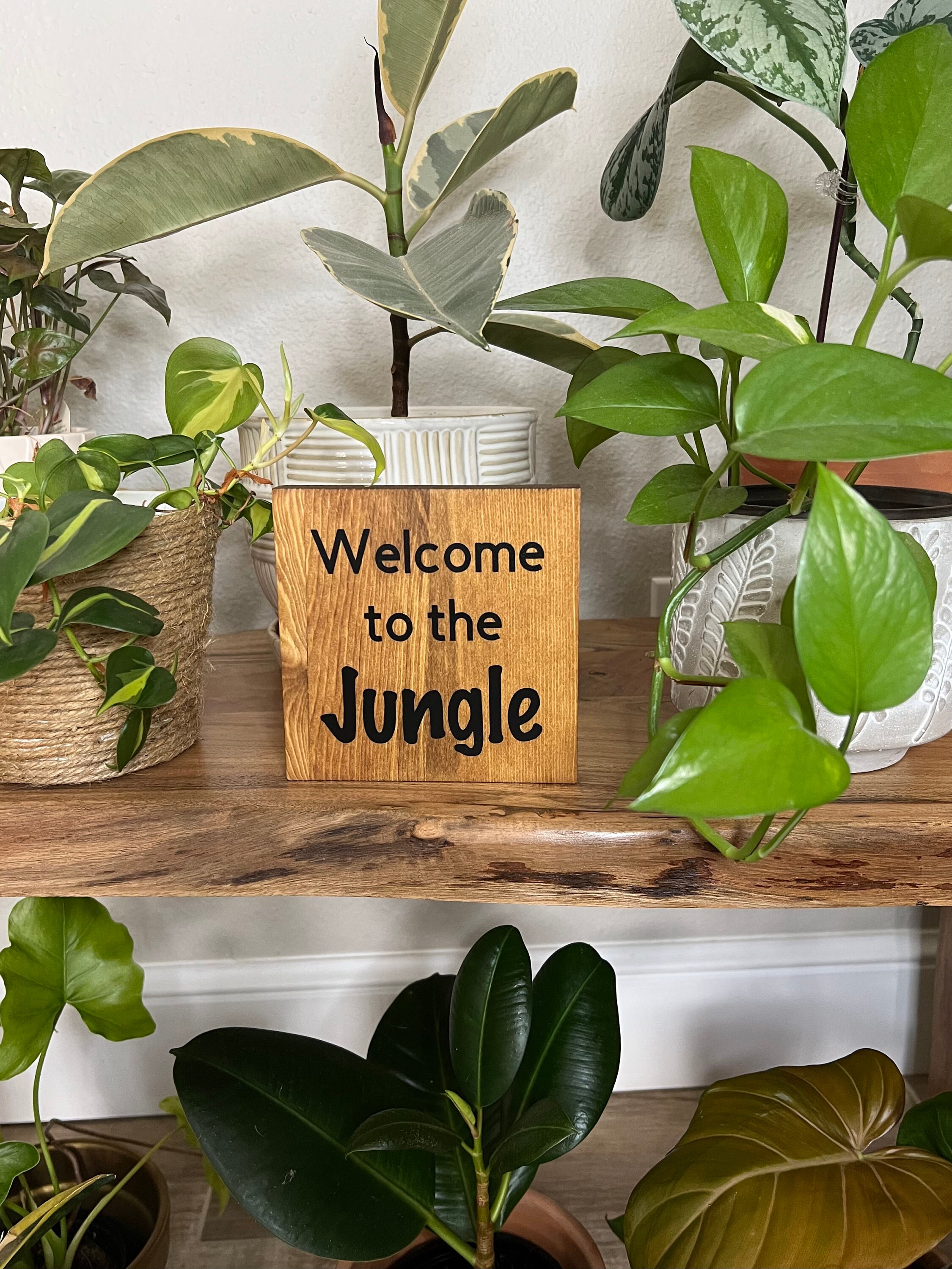 Welcome to the Jungle Sign / Wood Sign - Etsy