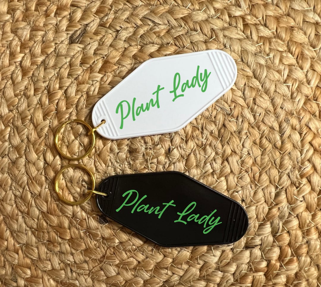 Plant Lady Keychain / Keychain / Plant Lover / Plant Gift - Etsy
