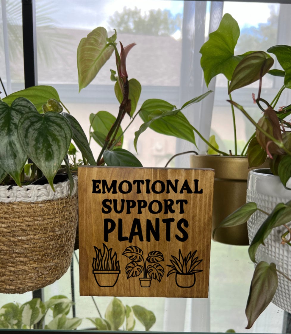 Emotional Support Plant / Emotional Support / Plant Mom / Plant Lover ...