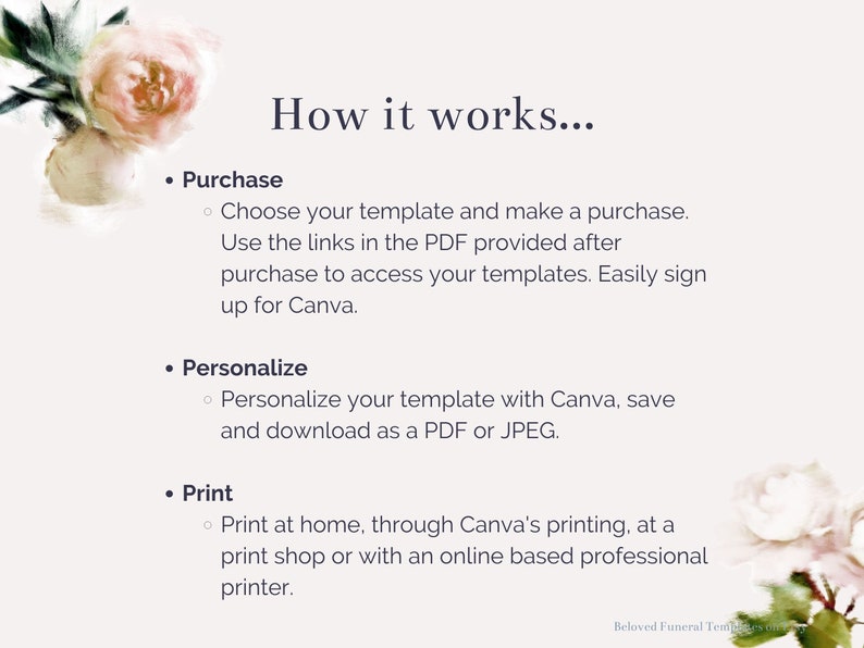 Jewish Funeral Program Template With Star, Obituary Template, Printable ...