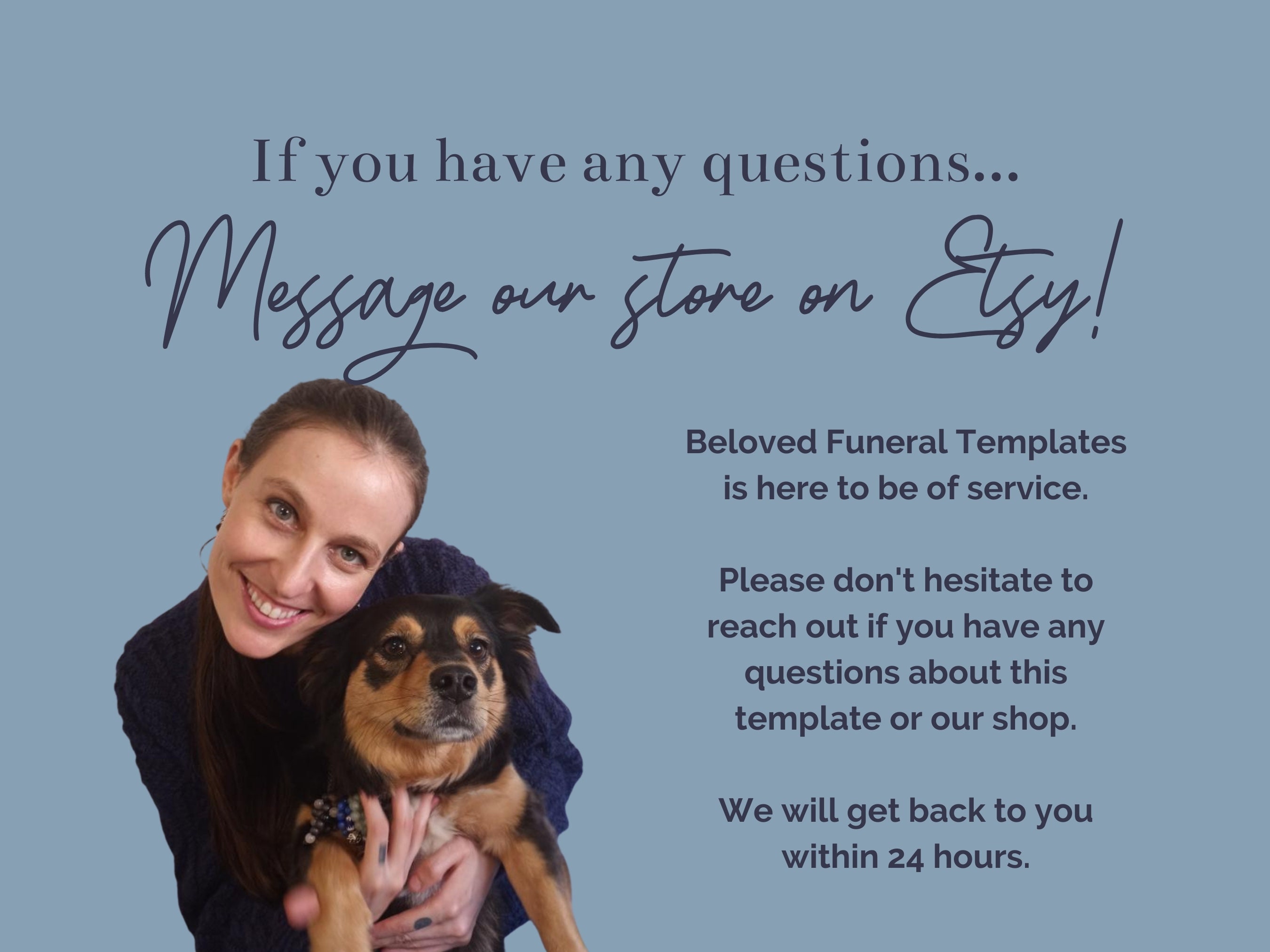 Jewish Funeral Program Template With Star, Obituary Template, Printable ...