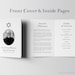 Minimalist Jewish Funeral Program Template, Obituary Template, Funeral ...