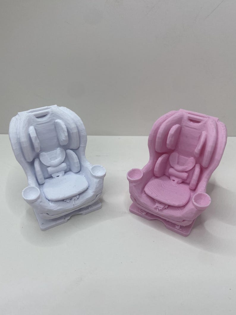 Mini Dollhouse Baby Car Seat – 1:12 Scale | Realistic Infant Carrier ...