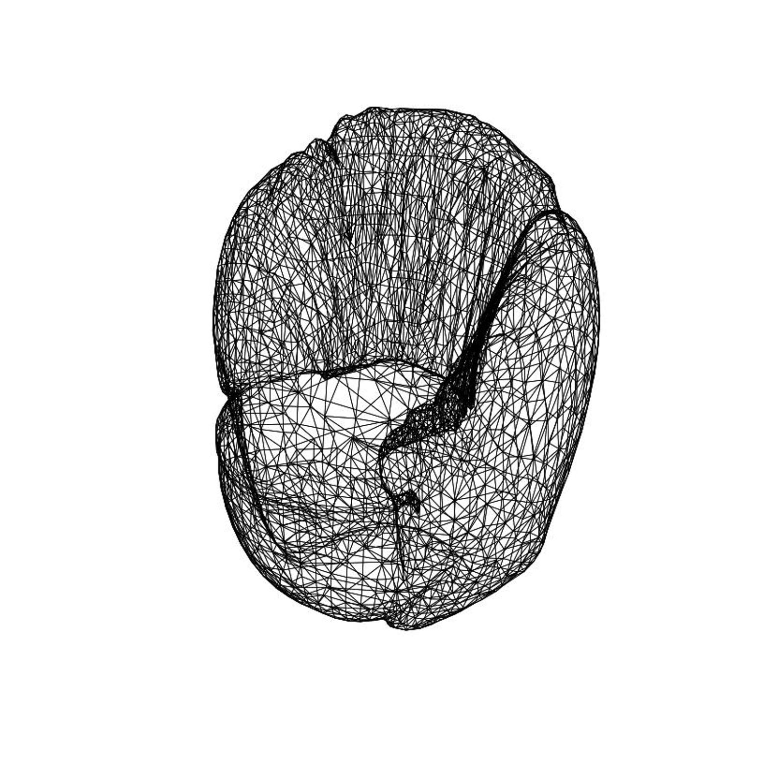 3D Printable Unique Accent Legless Chairs - 4 Pack - STL Instant ...