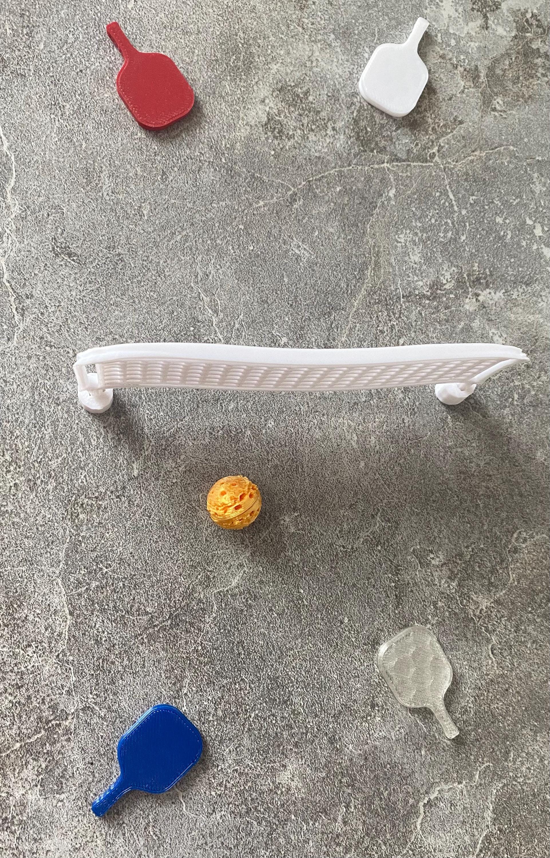 Unleash Your Pickleball Passion With 3D Printed Mini Paddles, Net and ...