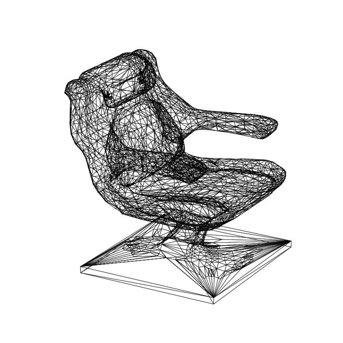 3D Space Chair STL Pack – 2 Futuristic Designs for Miniatures, Dioramas ...