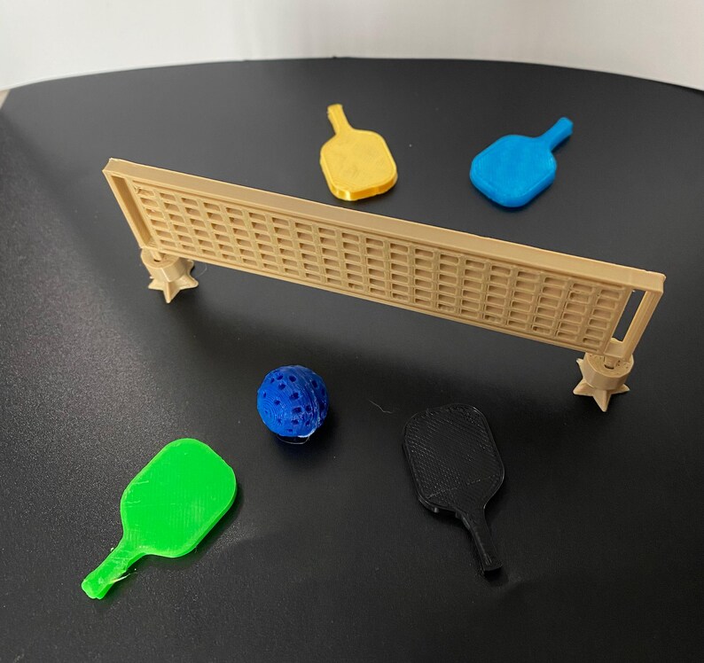 Unleash Your Pickleball Passion With 3D Printed Mini Paddles, Net and ...