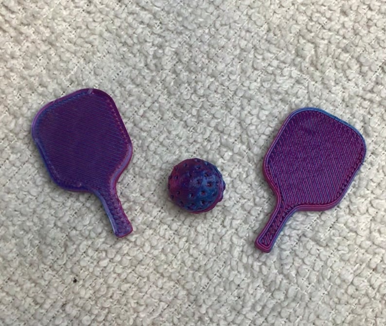 Unleash Your Pickleball Passion With 3D Printed Mini Paddles and Ball ...
