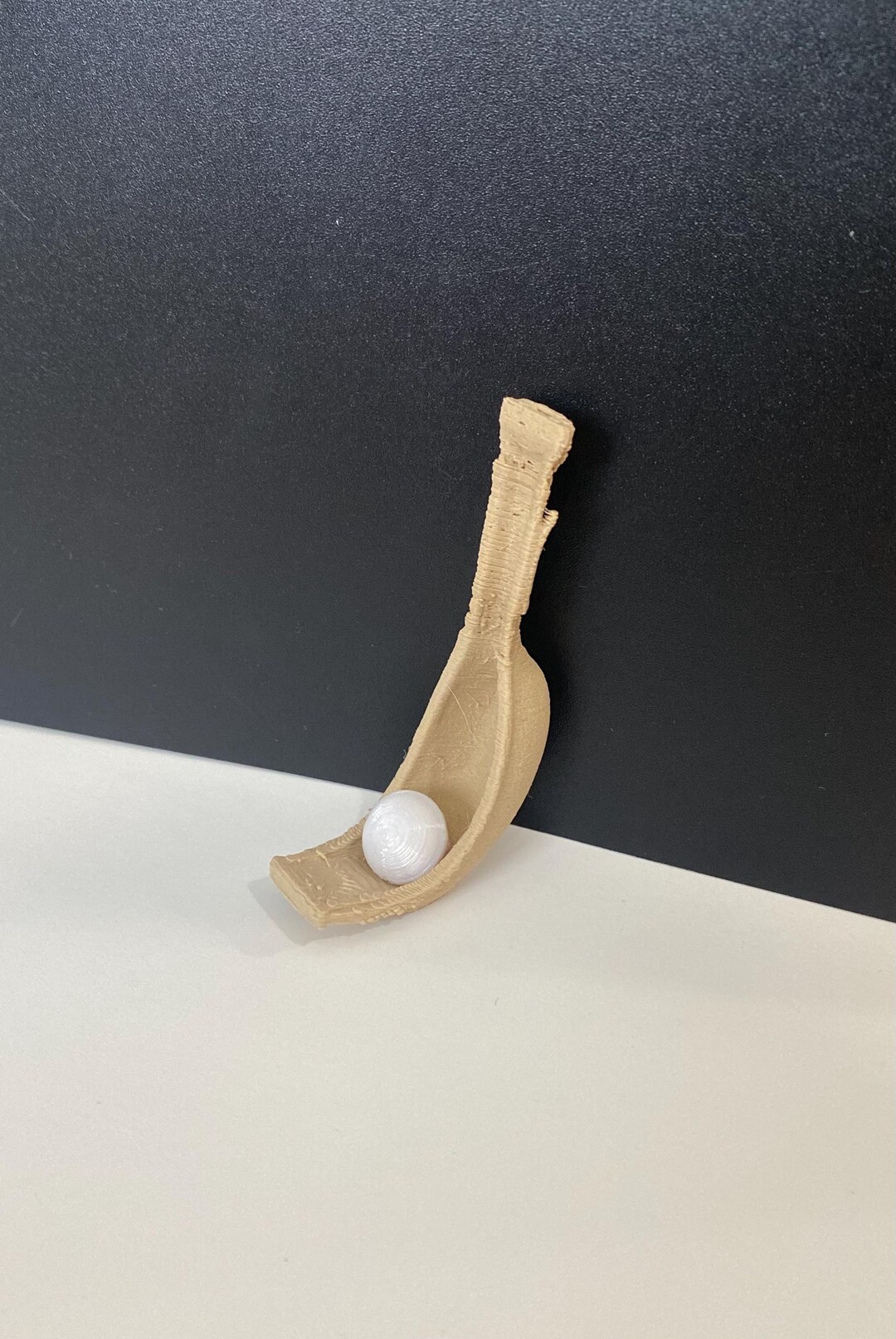 Mini Jai Alai Game Set - Wooden Cesta & Ball | Kids Sports Toy for ...