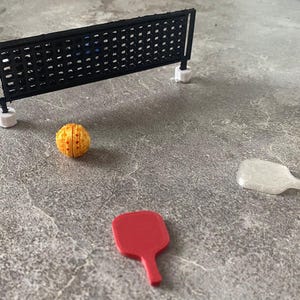 Unleash Your Pickleball Passion With 3D Printed Mini Paddles, Net and ...