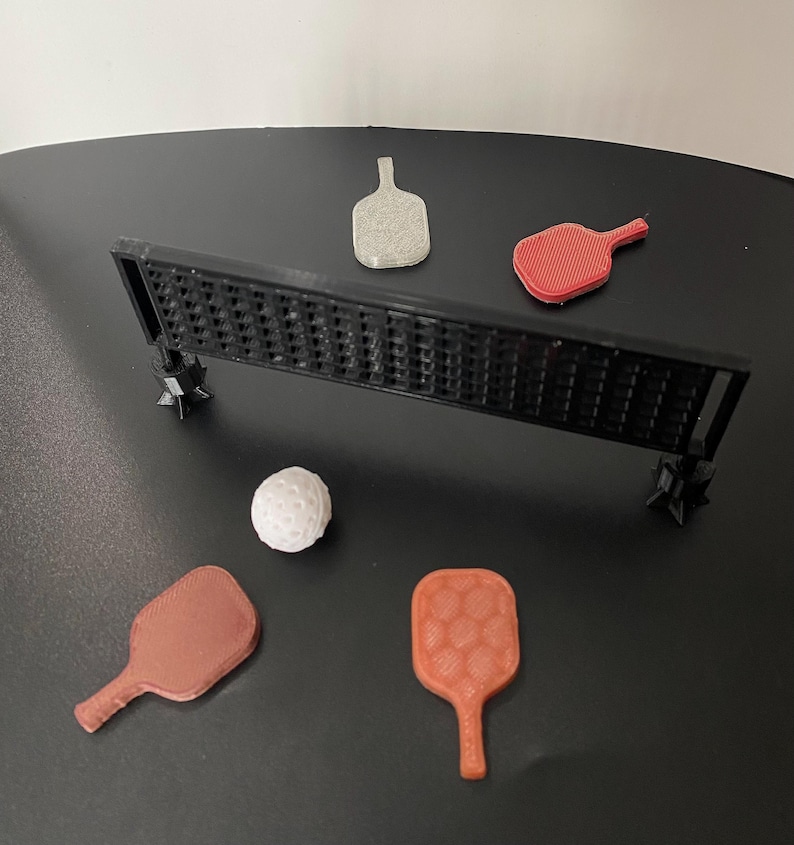 Unleash Your Pickleball Passion With 3D Printed Mini Paddles, Net and ...