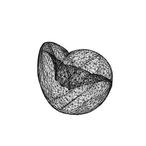 3D Printable Unique Accent Legless Chairs - 4 Pack - STL Instant ...