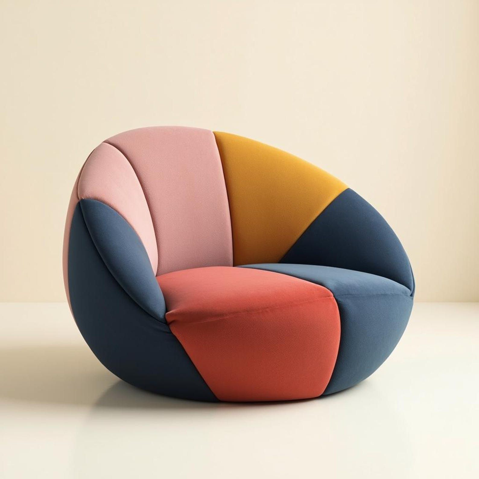 3D Printable Unique Accent Legless Chairs - 4 Pack - STL Instant ...