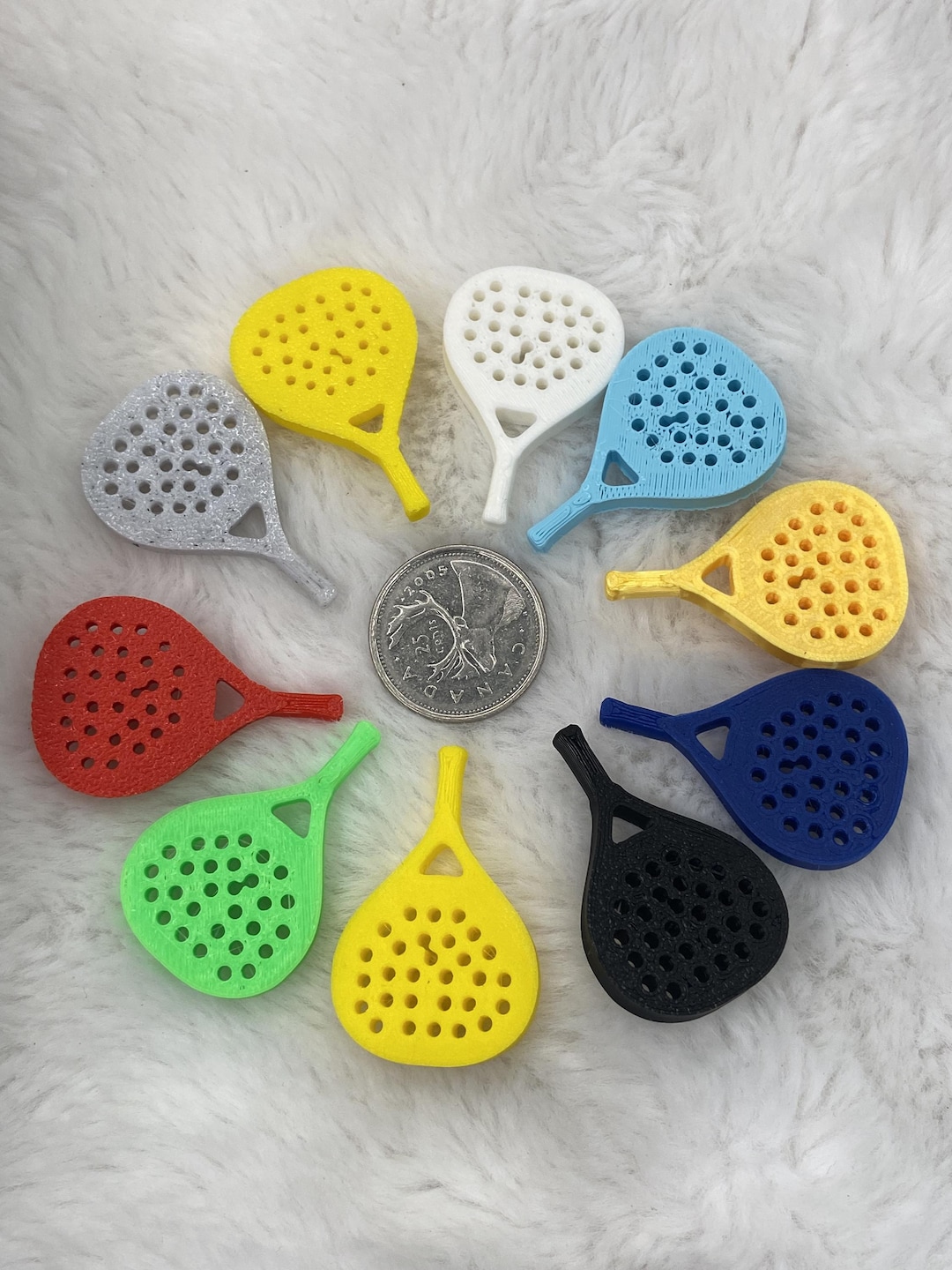 Mini Padel Paddle Set 2-pack | 1:12 Scale Mini Sports Decor | Desktop ...