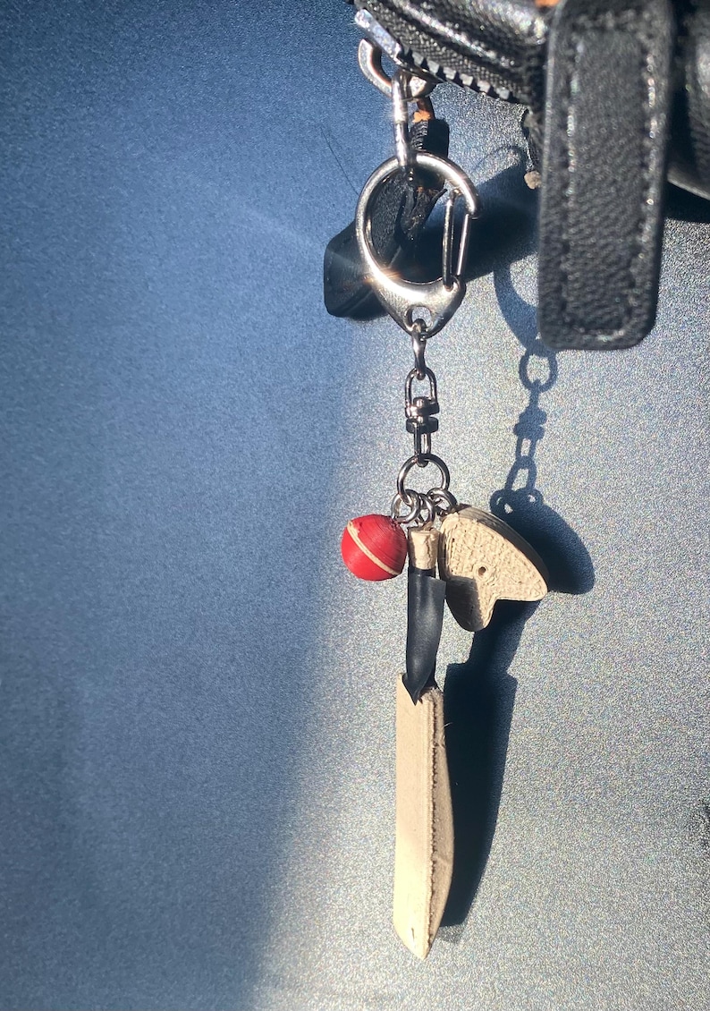 Mini Cricket Bat Keychain: Rare Sports Accessory - Etsy