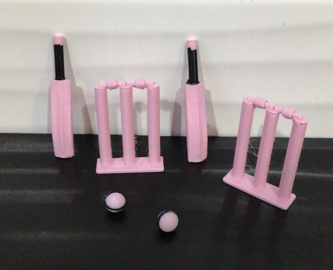 Rare Pink Mini Cricket Game Set: Kids Sports Toy - Etsy