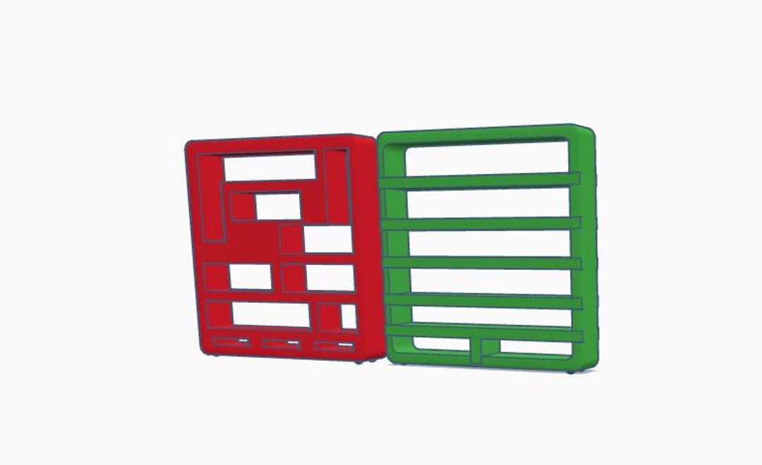 Bookshelf STL Pack – 2 Unique 3D Printable Designs for Miniatures ...