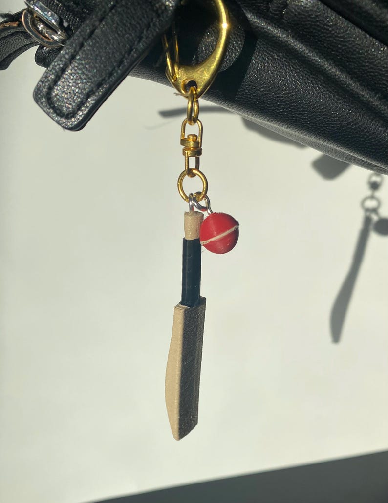Mini Cricket Bat Keychain: Rare Sports Accessory - Etsy