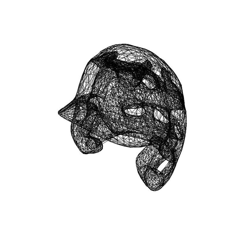 Baseball Helmet 3D Model – STL, FBX, OBJ | Digital Download - Etsy