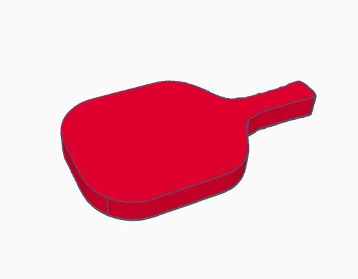 3D Pickleball Paddle STL – High-quality Model for DIY 3D Printing - Etsy