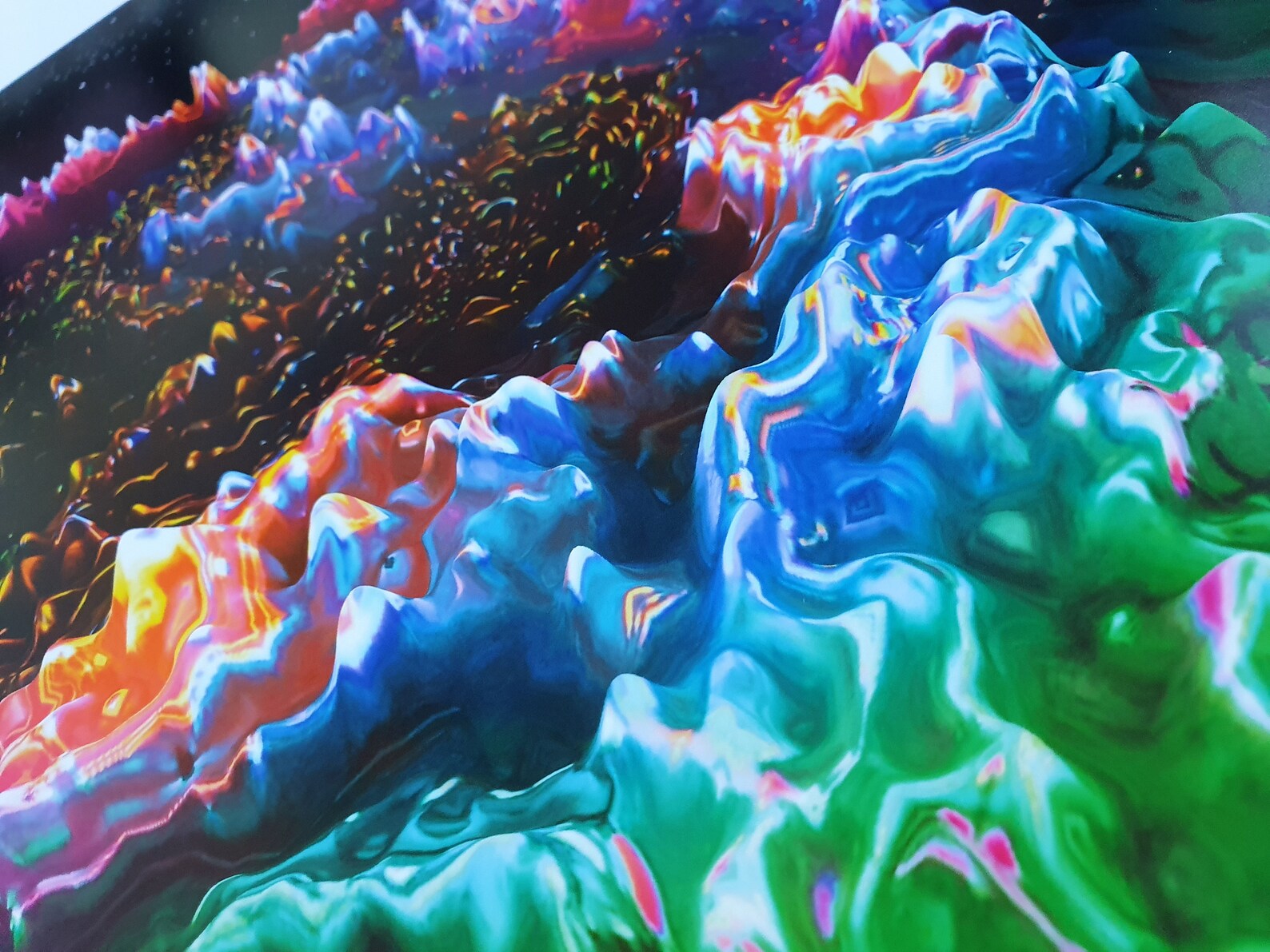 Melty Magnet Planet A4 Wall Print - Etsy