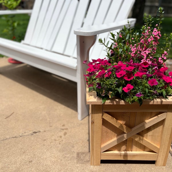 Rustic Planter Box - Etsy