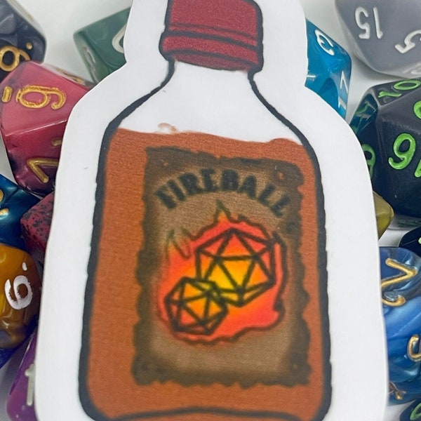 Fireball Label - Etsy
