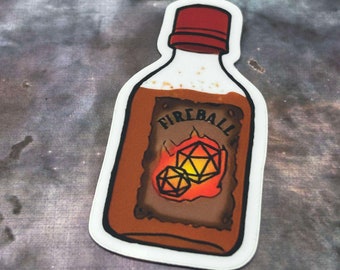 Enya Fireball - Diecut Sticker - Etsy