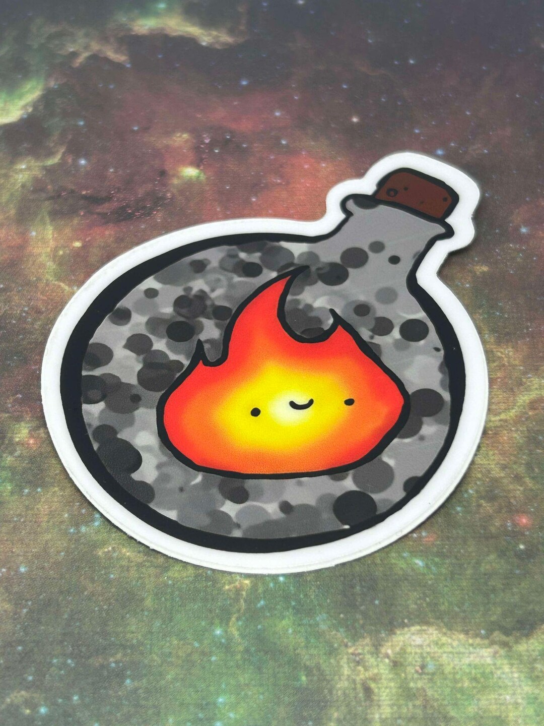 Bottled Fireball Sticker - Etsy