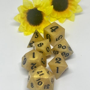 King Midas DND Dice Set - Etsy
