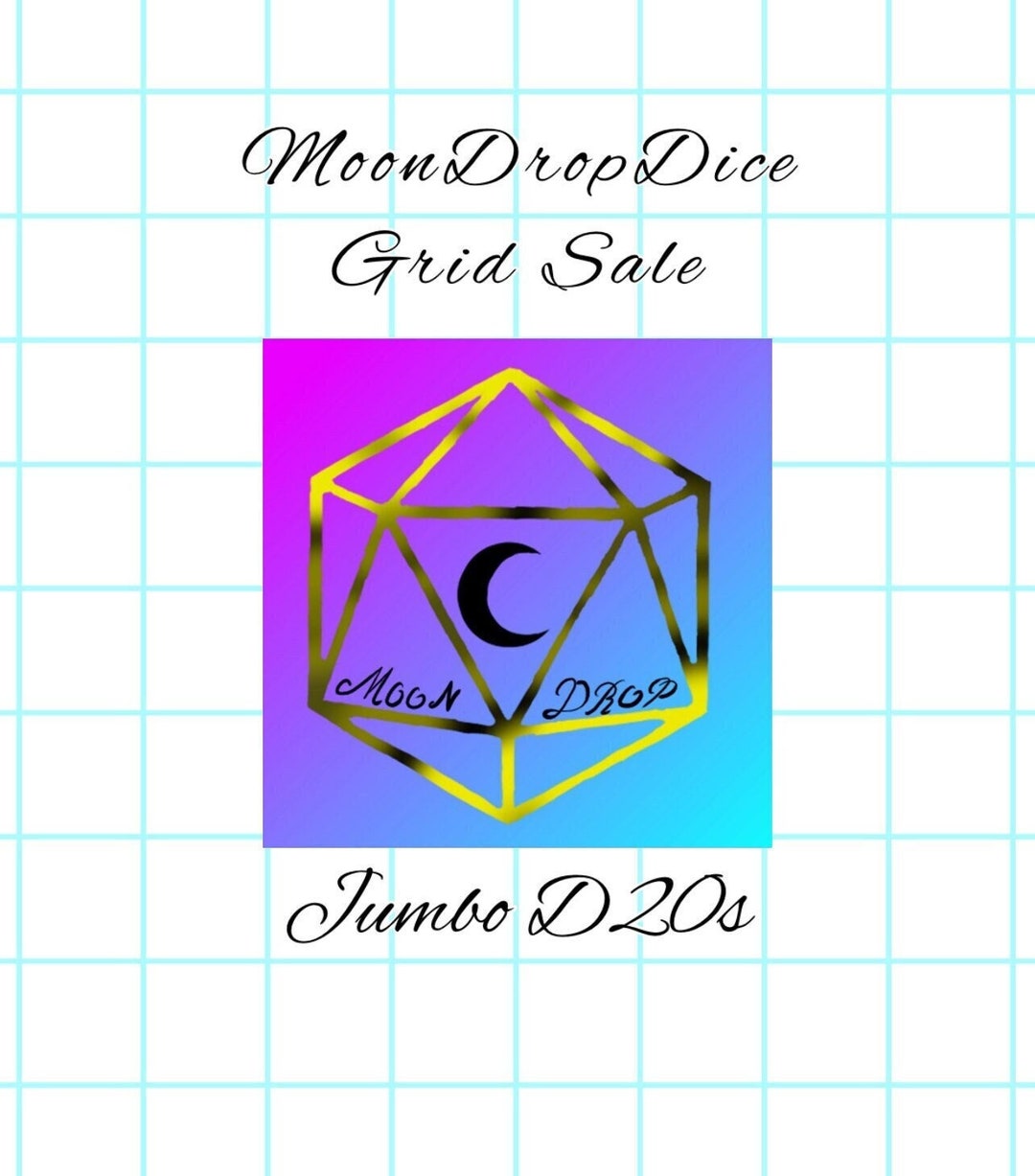 Jumbo D20 Grid Sale - Etsy