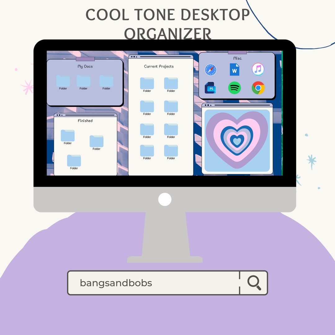 3 Cool Toned Desktop Organizers - Etsy
