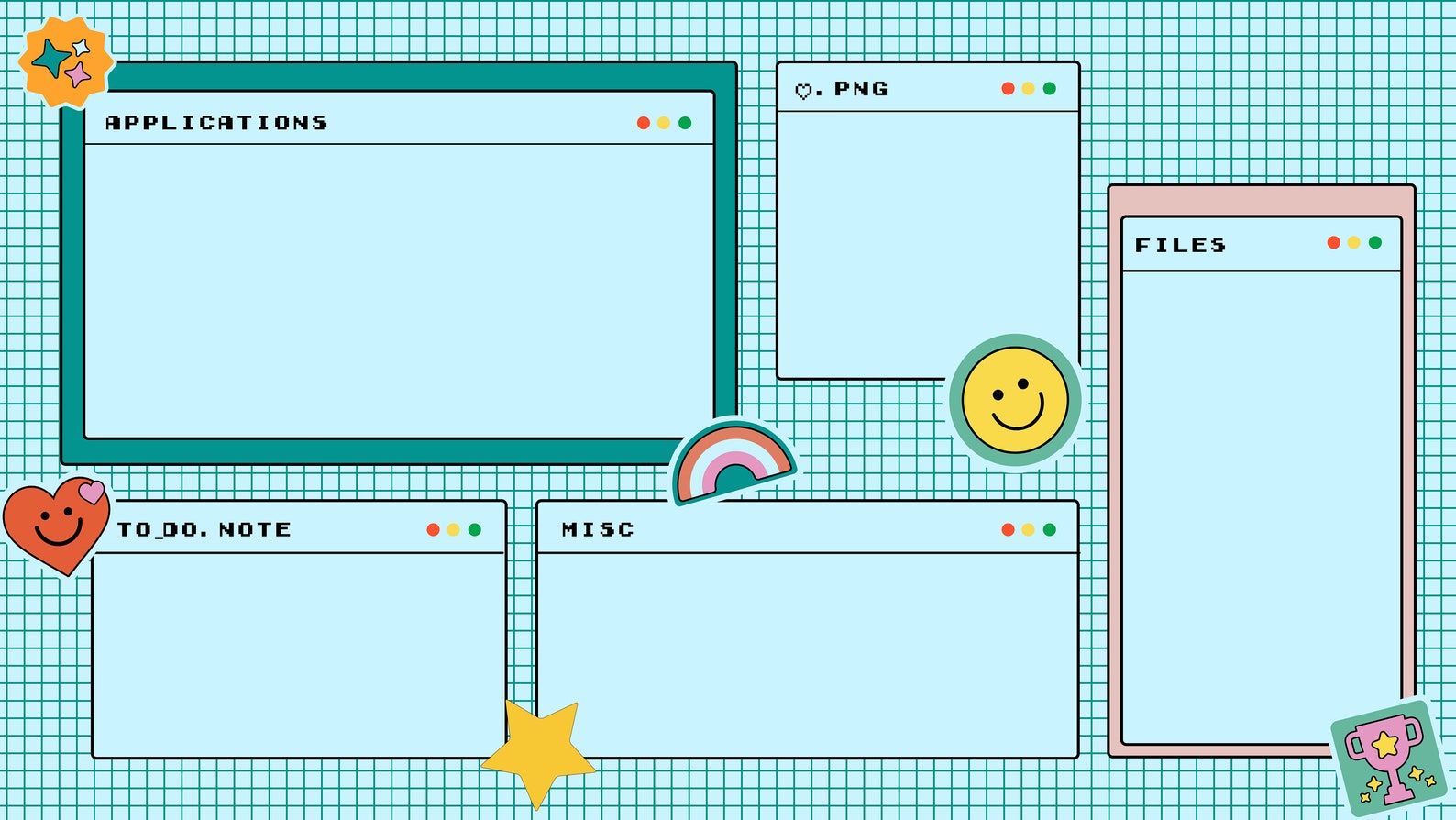 Blue Desktop Organizer - Etsy