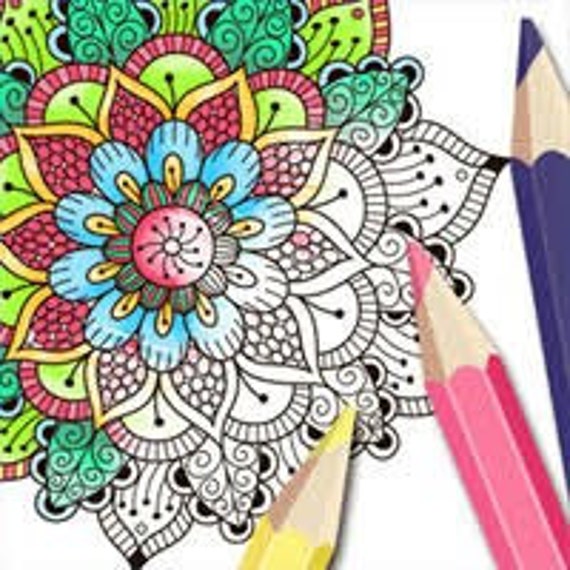 30 Mandella Coloring Pages - Etsy