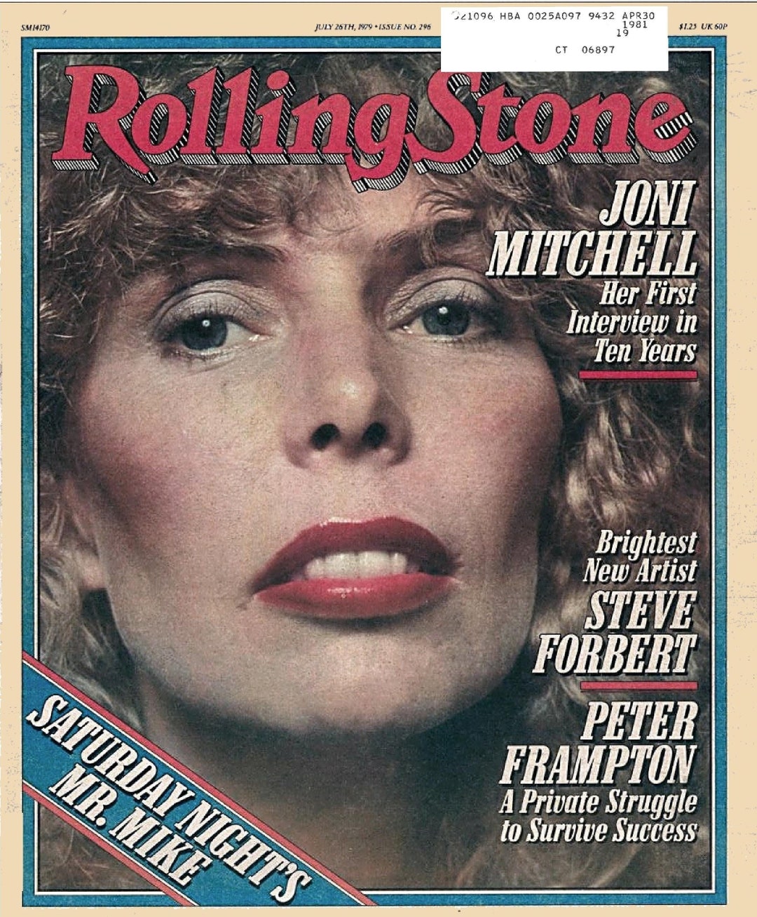 JONI MITCHELL - Rolling Stone Magazine 1979 - Etsy