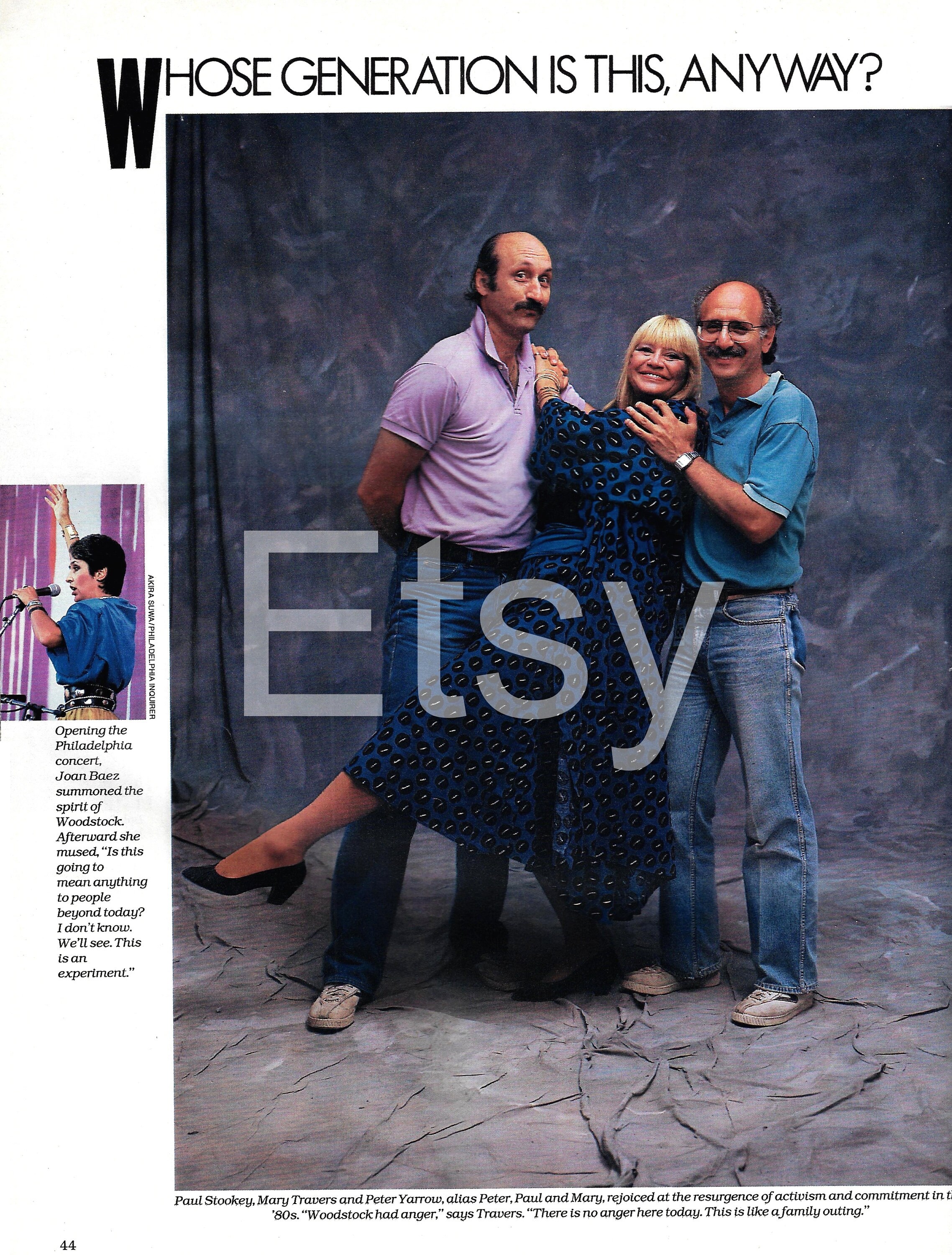 LIVE AID Mick Jagger Tina Turner Life Magazine 1985 - Etsy