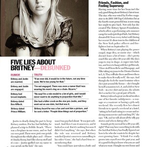 BRITNEY SPEARS - Cosmopolitan Magazine 2002 - Etsy