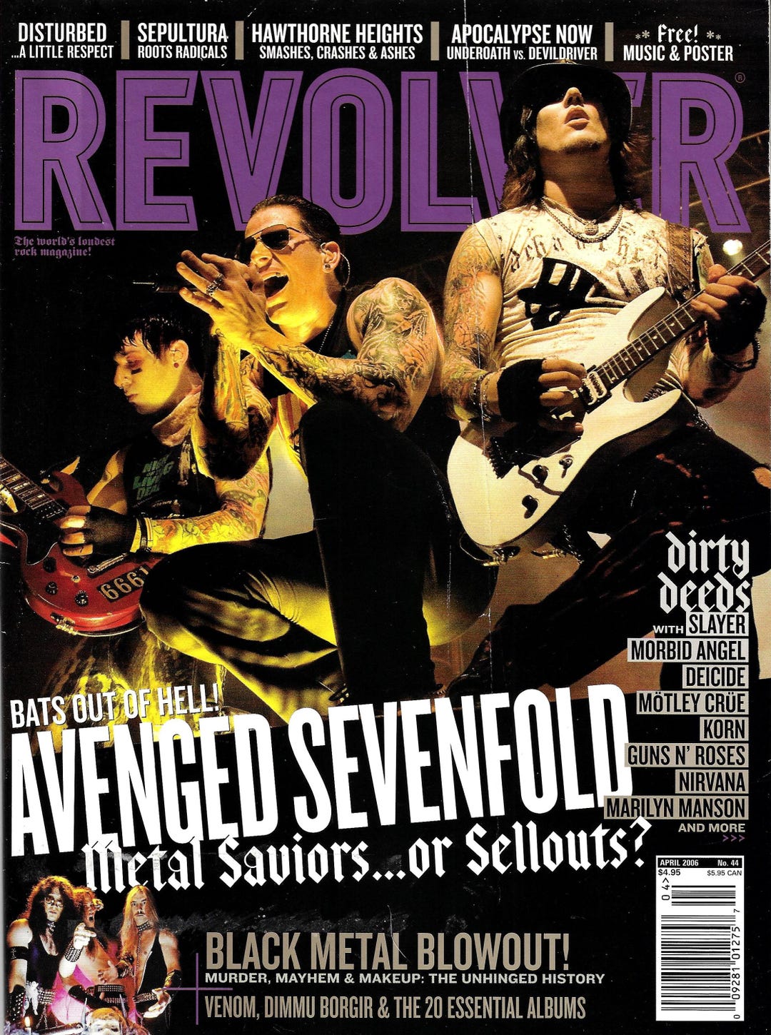 AVENGED SEVENFOLD - Revolver Magazine 2006 - Etsy