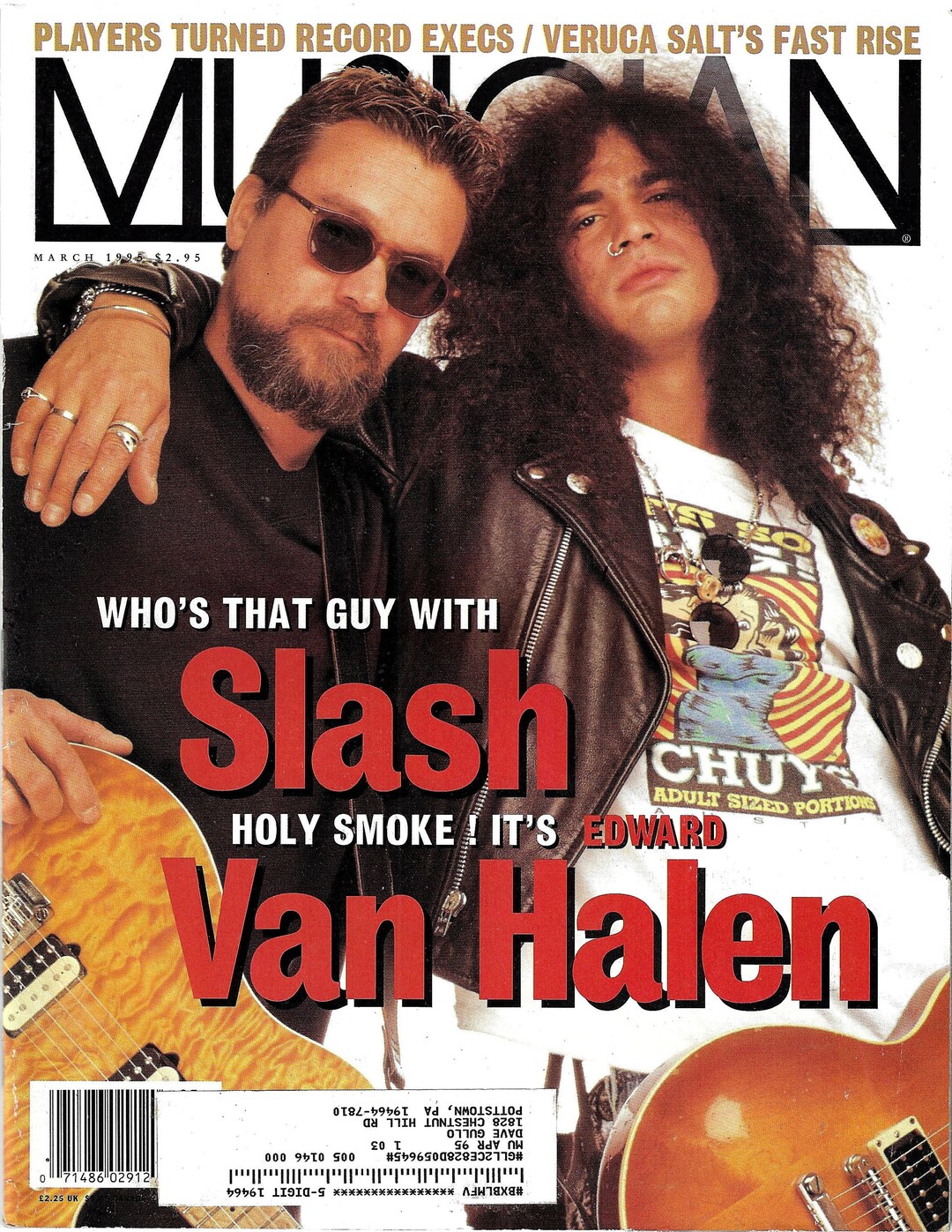 VAN HALEN Musician Magazine 1985 - Etsy