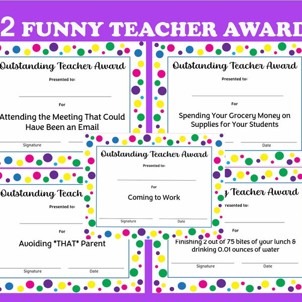 Teacher Rewards - Etsy