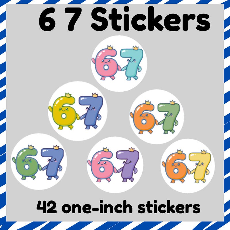 67 Stickers - Etsy